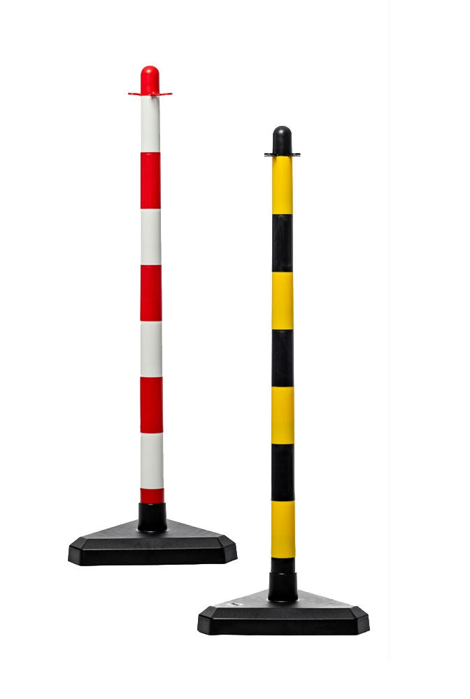 Flexibarrier Basic Post & Chain Barrier with Concrete Base, 90cm High ...